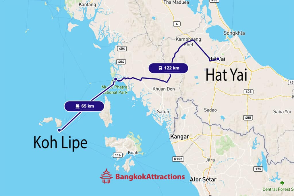 Travel from Koh Lipe to Hat Yai: Schedules, Prices, and Tips
